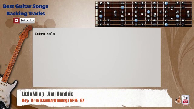 Little Wing Guitar Chords Little Wing Jimi Hendrix Guitar Backing