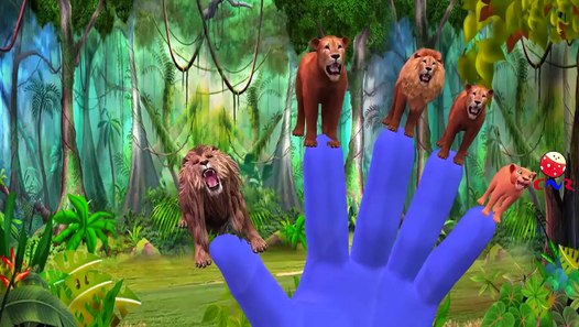 Animals Cartoons Finger Family Children Nursery Rhymes | Animals Finger ...
