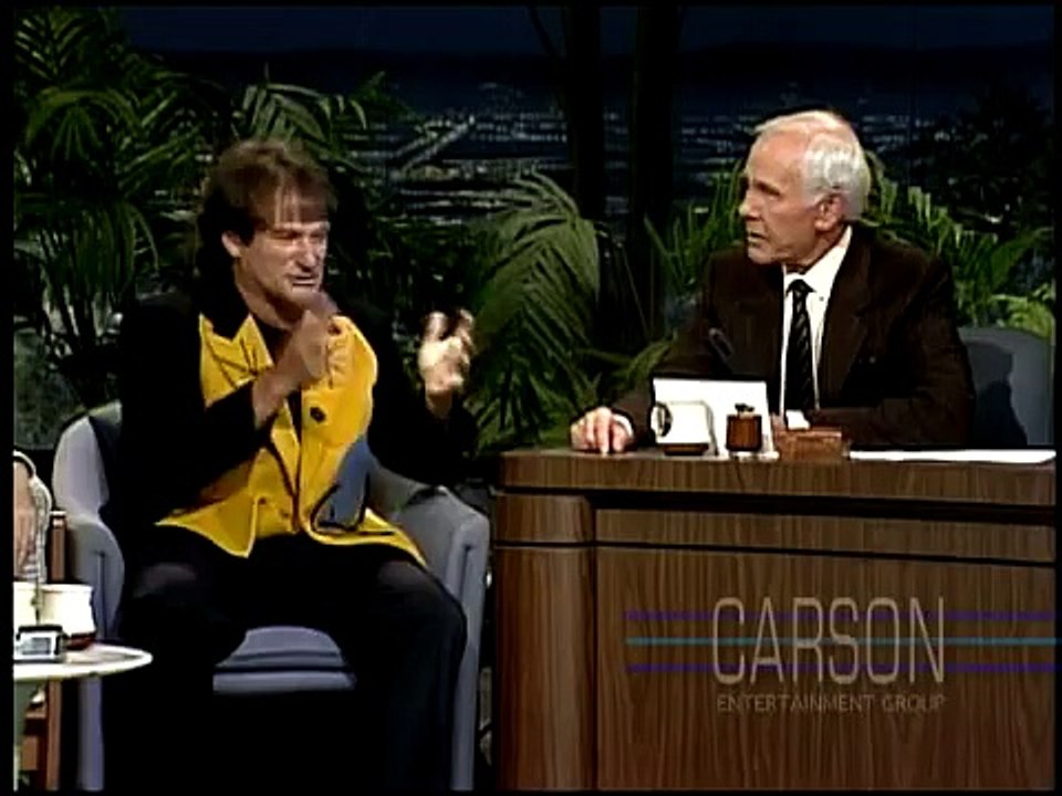 Jonathan Winters & Robin Williams in Funniest Moments on Johnny Carsons ...
