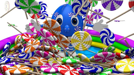 The Colorful Ball Show - Learning Colors For Kids [Mr Eggie Show ...