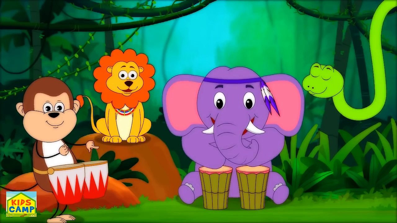 The Jungle Song | Jungle Animals Song | Animals Song for Children ...