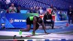 Chris Jones Defensive Lineman Crashes Out Of NFL Combine 40-Yard Dash Due To Dick Falling Out ...