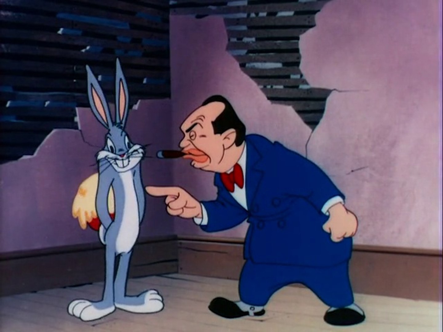 Cartoon Gangster Bugs Bunny