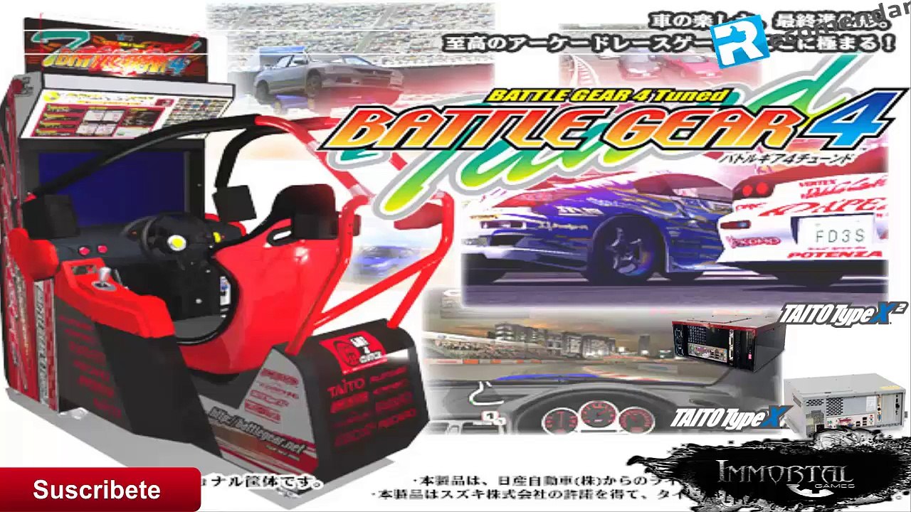 BATTLE GEAR 4 TUNED ARCADE EN PC - TAITO TYPE X+DUMP DESCARGA Y ...