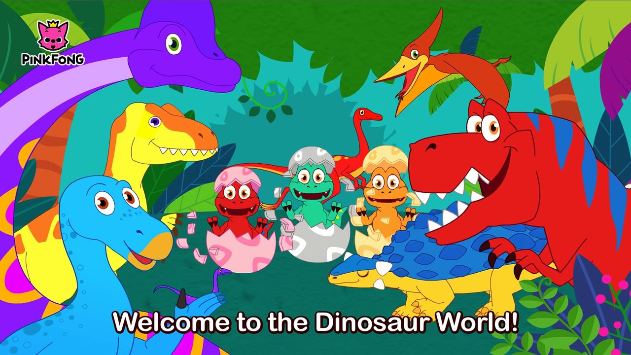 Tyrannosaurus Rex Dinosaur & Animal Songs + Compilation PINKFONG Songs ...