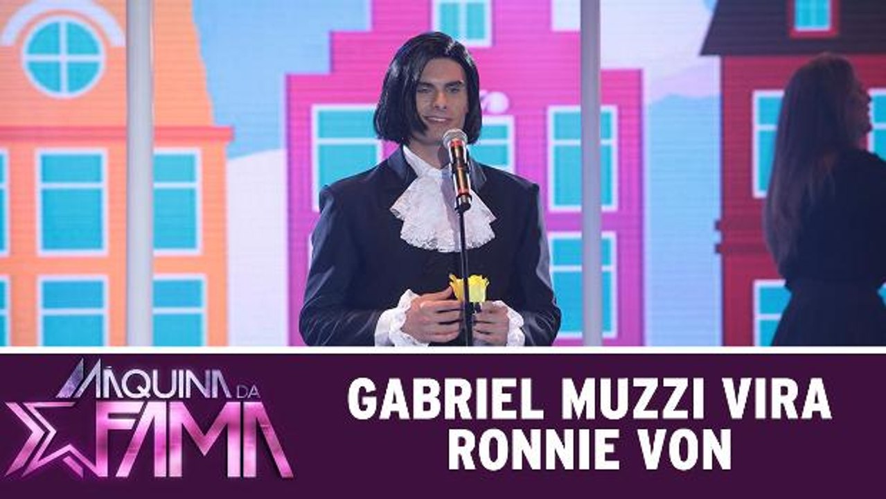 Gabriel Muzzi se transforma em Ronnie Von - Vídeo Dailymotion