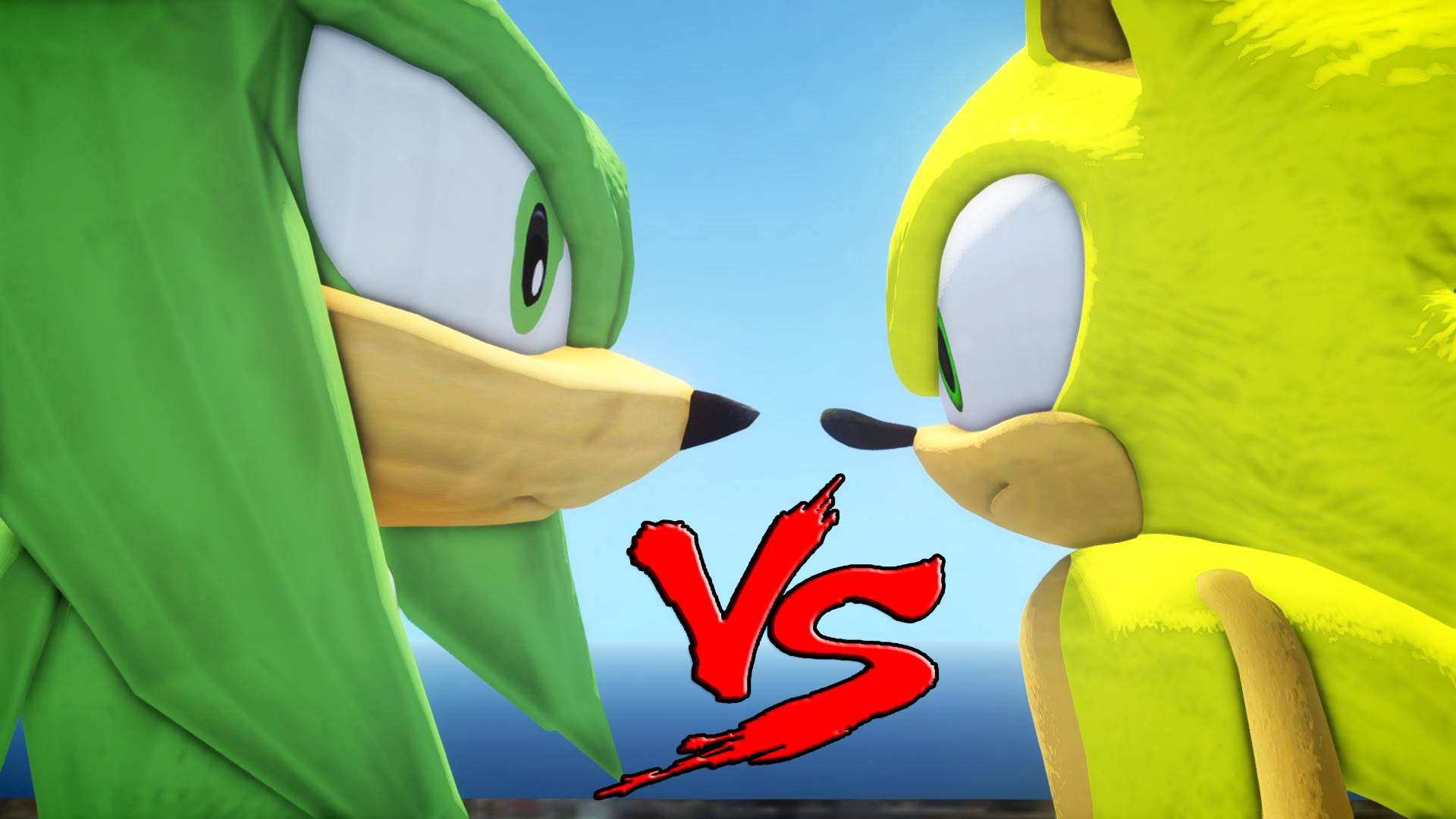 Super Scourge The Hedgehog Vs Sonic