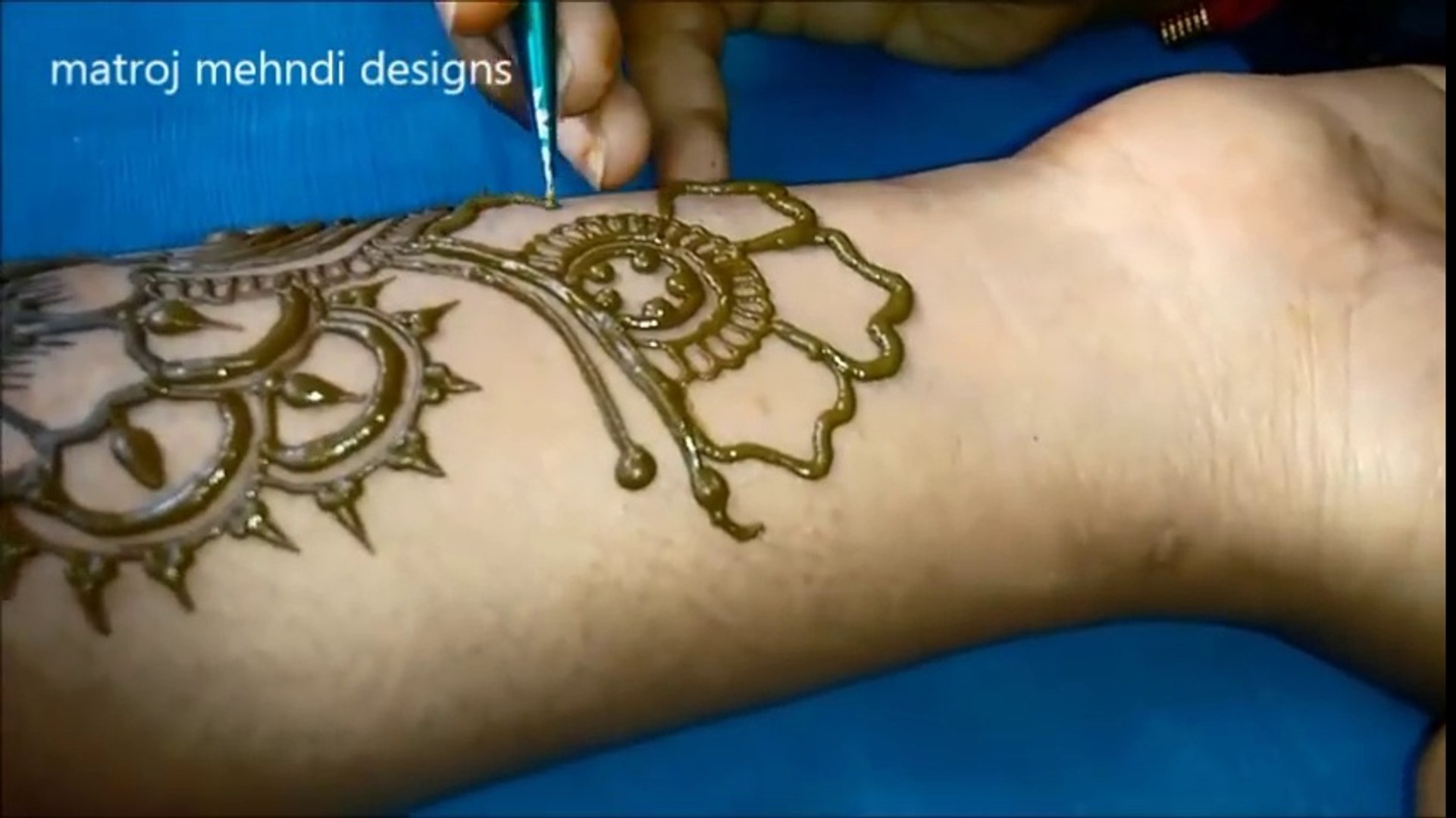 Easy Arabic Henna Designs For Beginners