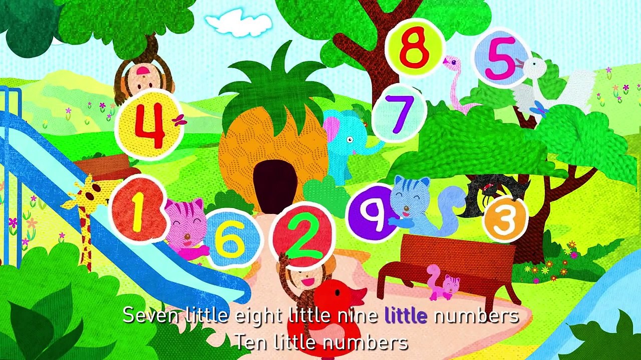 10 Little Numbers - English Nursery Rhymes HD - Dailymotion Video
