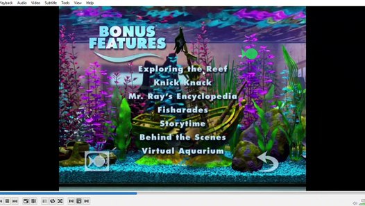 finding nemo dvd menu walkthrough disc 2 - video dailymotion