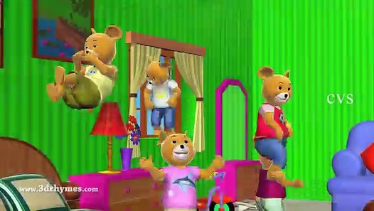 Five Little Rabbits Jumping on the Bed Nursery Rhyme + More Kids Songs ...
