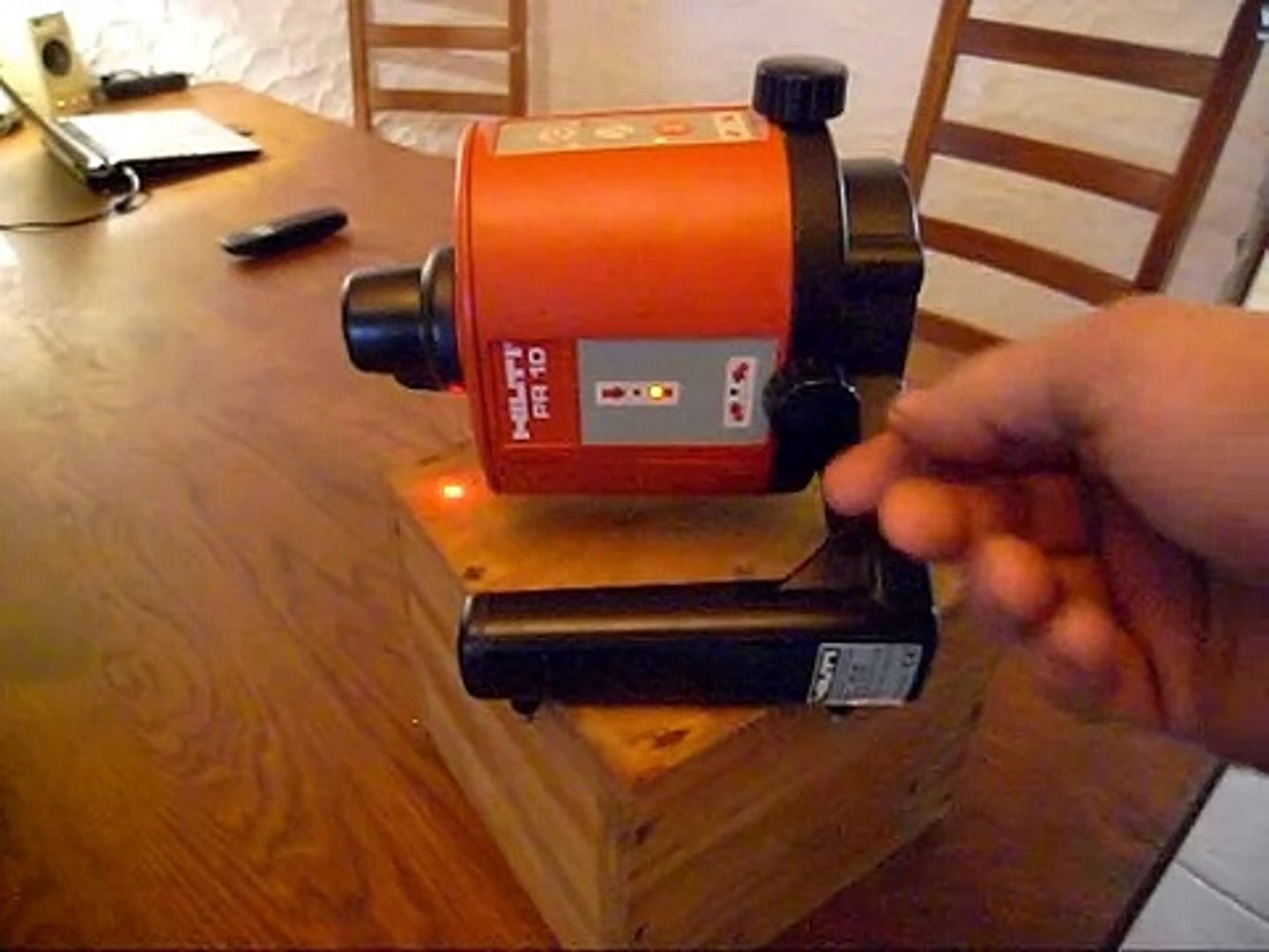 HILTI PR 10 Rotating Laser vertical alignments video Dailymotion