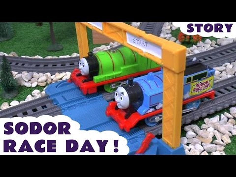 Thomas and Friends Sodor Race Day Play Doh Signals Trackmaster Toy ...
