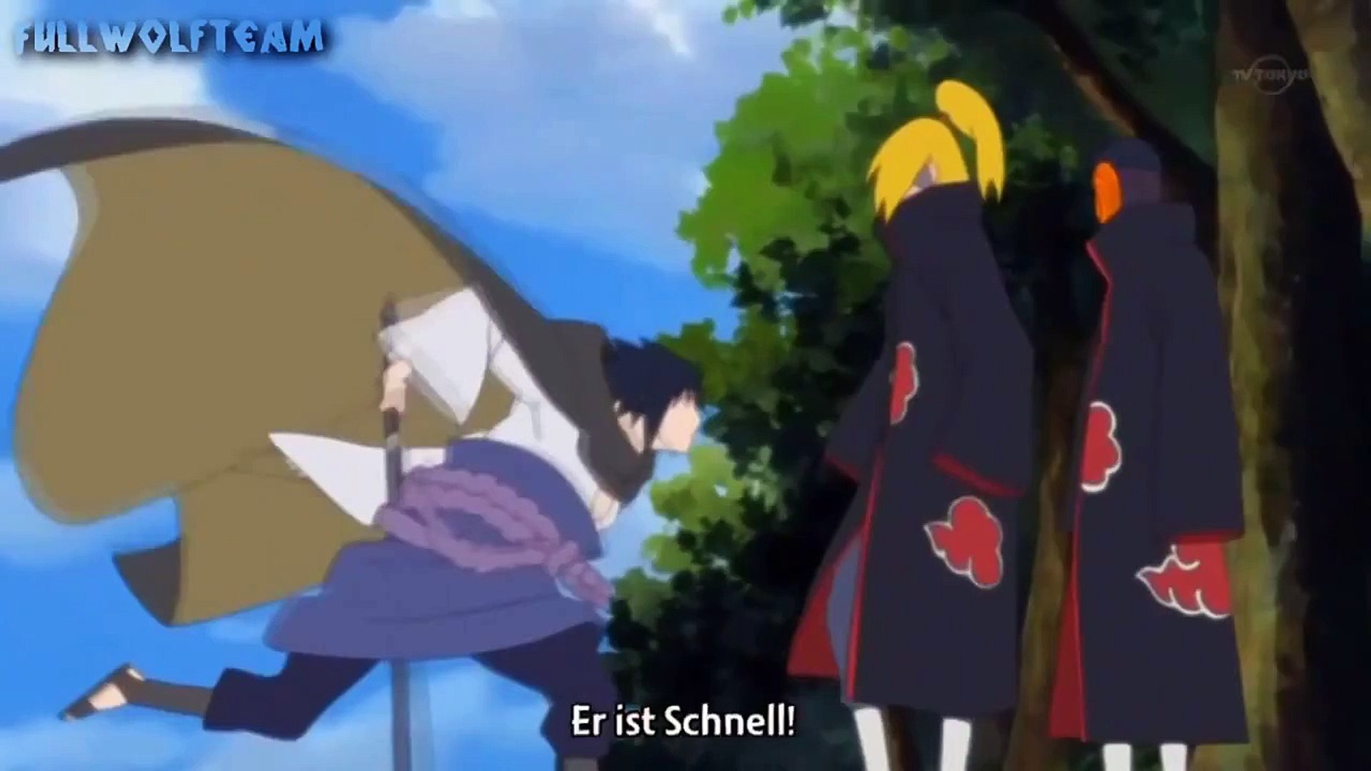 Deidara Vs Sasuke Cover