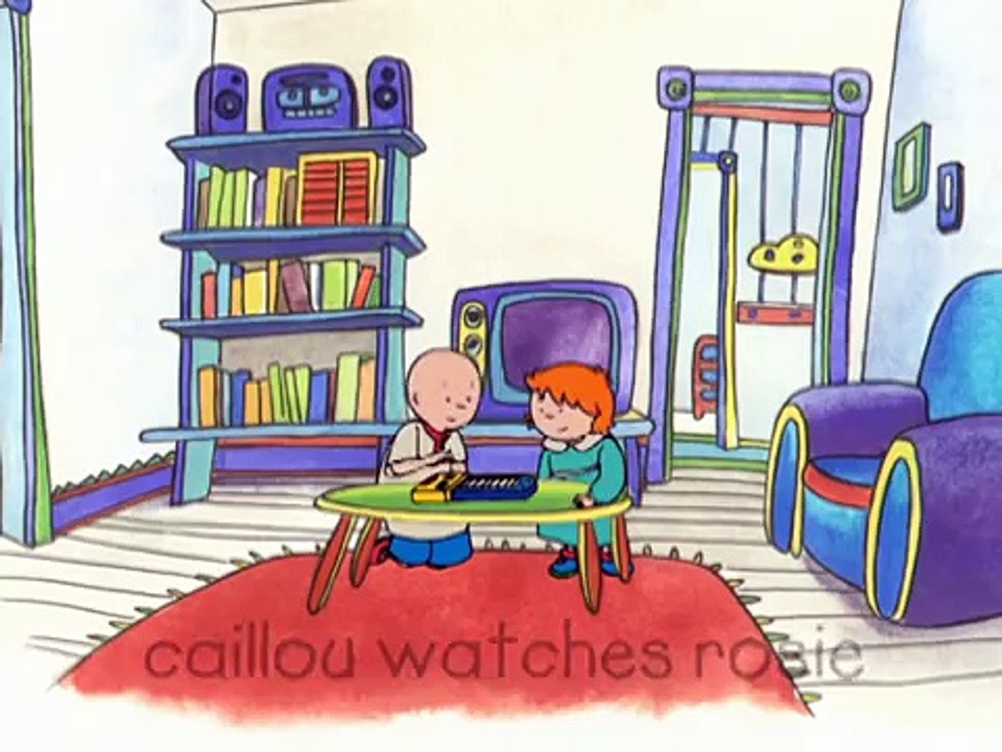 Caillou And Rosie Fight