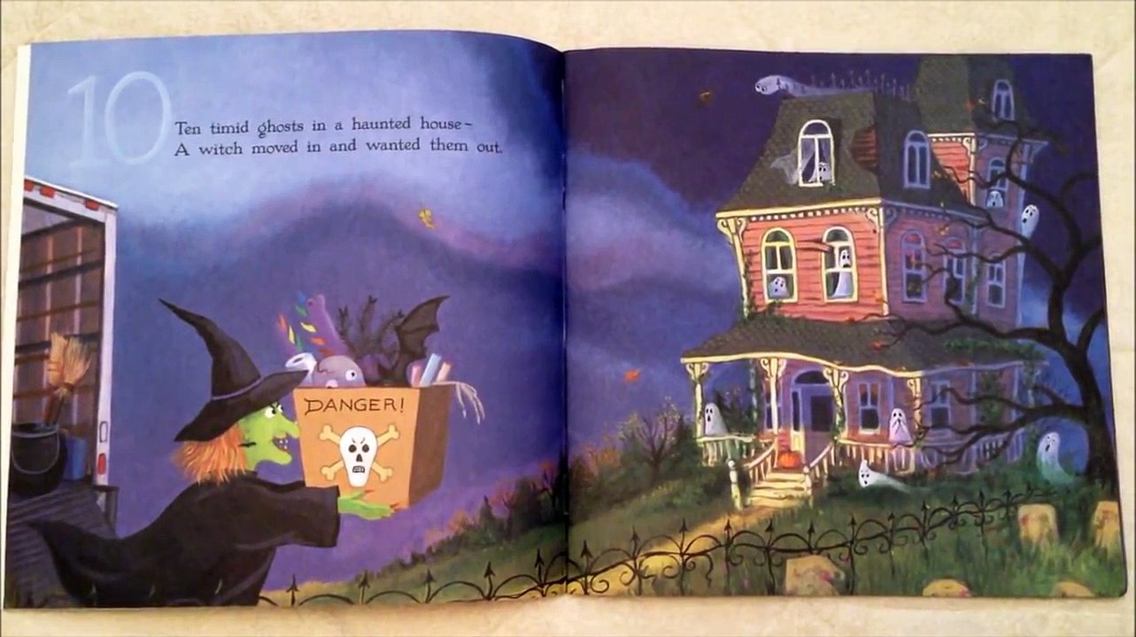 TEN TIMID GHOSTS Halloween Childrens Audio Book Read Aloud, written by ...