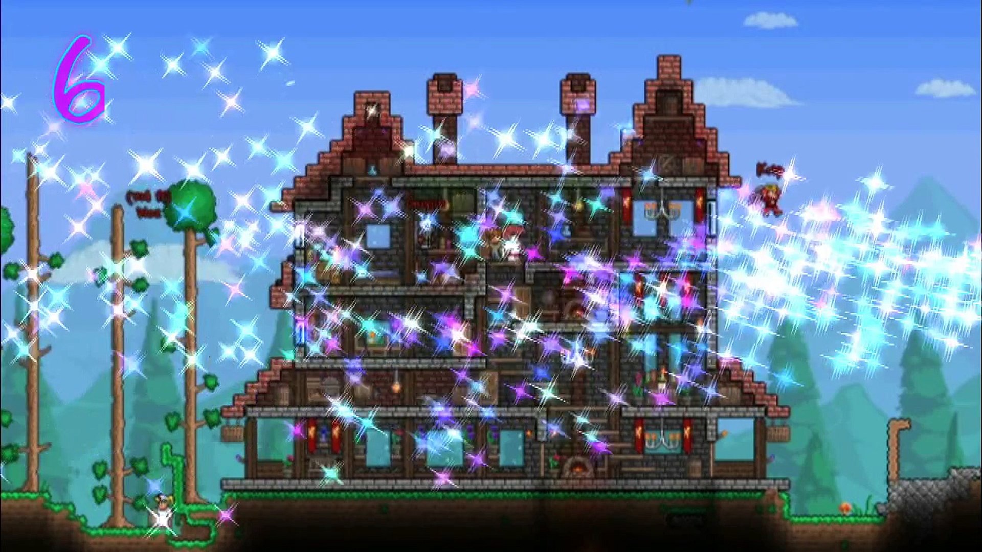 Epic Terraria House Cool Terraria Houses Top Biggest Terraria Houses