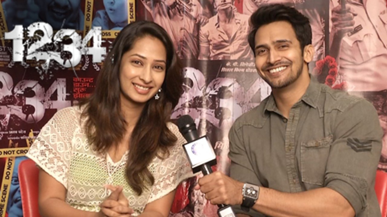 Cute Lovable Onscreen Couple Bhushan Pradhan & Priya Marathe | 1234 ...