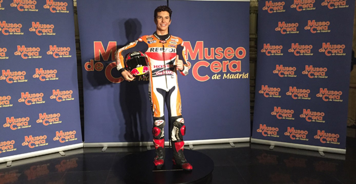Marc Márquez ya tiene su figura en el Museo de Cera de Madrid - Vídeo ...