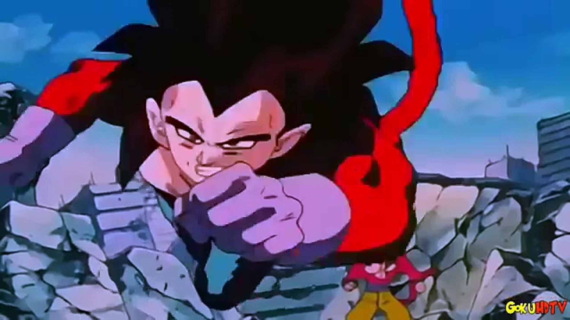 Goku And Vegeta Super Saiyan 4 Vs Omega Shenron Super Saiyan Blue Goku