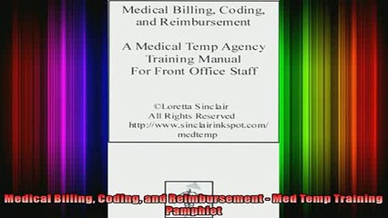 Medical Billing Training Manuals - nohsainspired