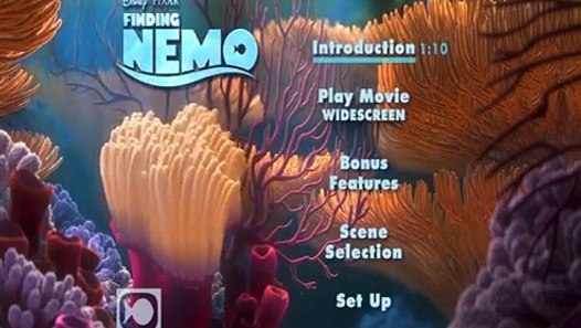 Finding Nemo 2003 DVD Menu Walkthrough - video dailymotion