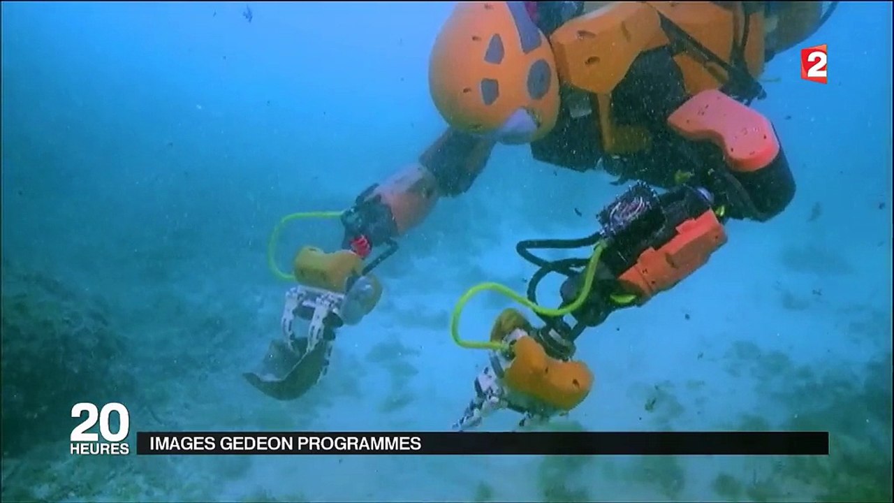Ocean One : le sous-marin humanoïde - Vidéo Dailymotion