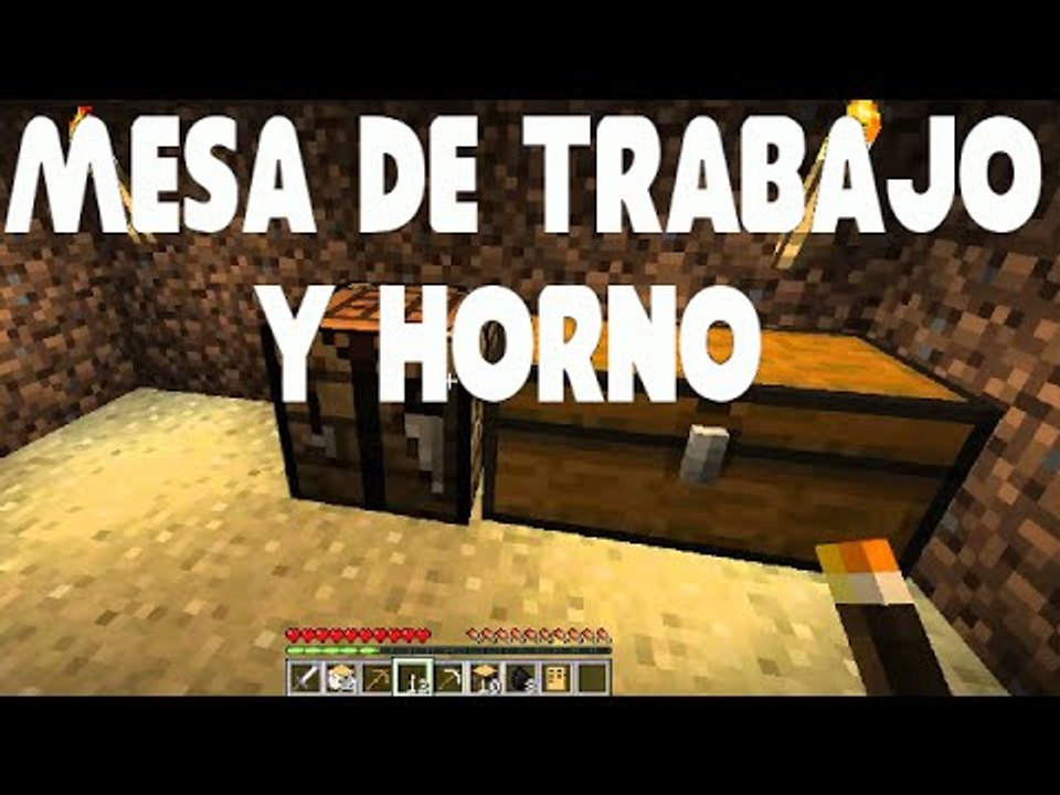 Como hacer mesa de trabajo y horno en Minecraft - Vídeo Dailymotion