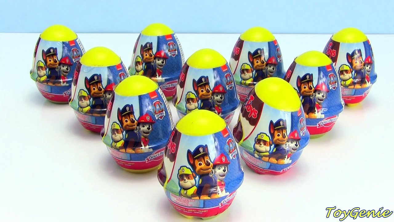 Paw Patrol Chocolate Surprise Eggs - Dailymotion Video
