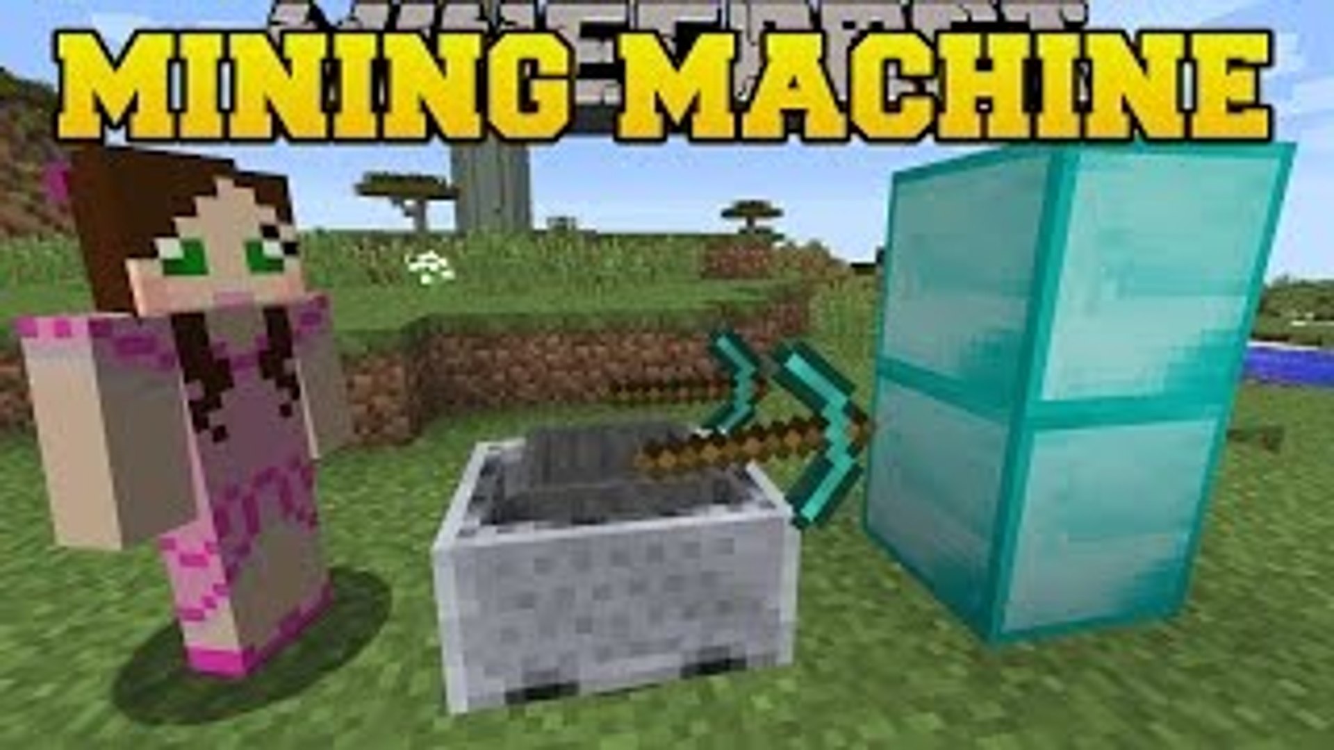Minecraft Mining Machine How To Make Auto Mining Machine In Minecraft