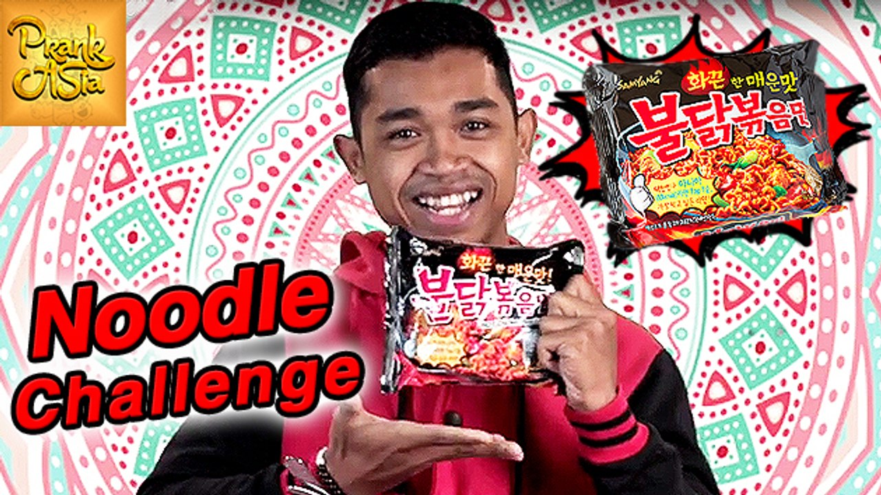 Korean Spicy Noodles Challenge | 3rd Spiciest Ramen Worldwide | Prank ...