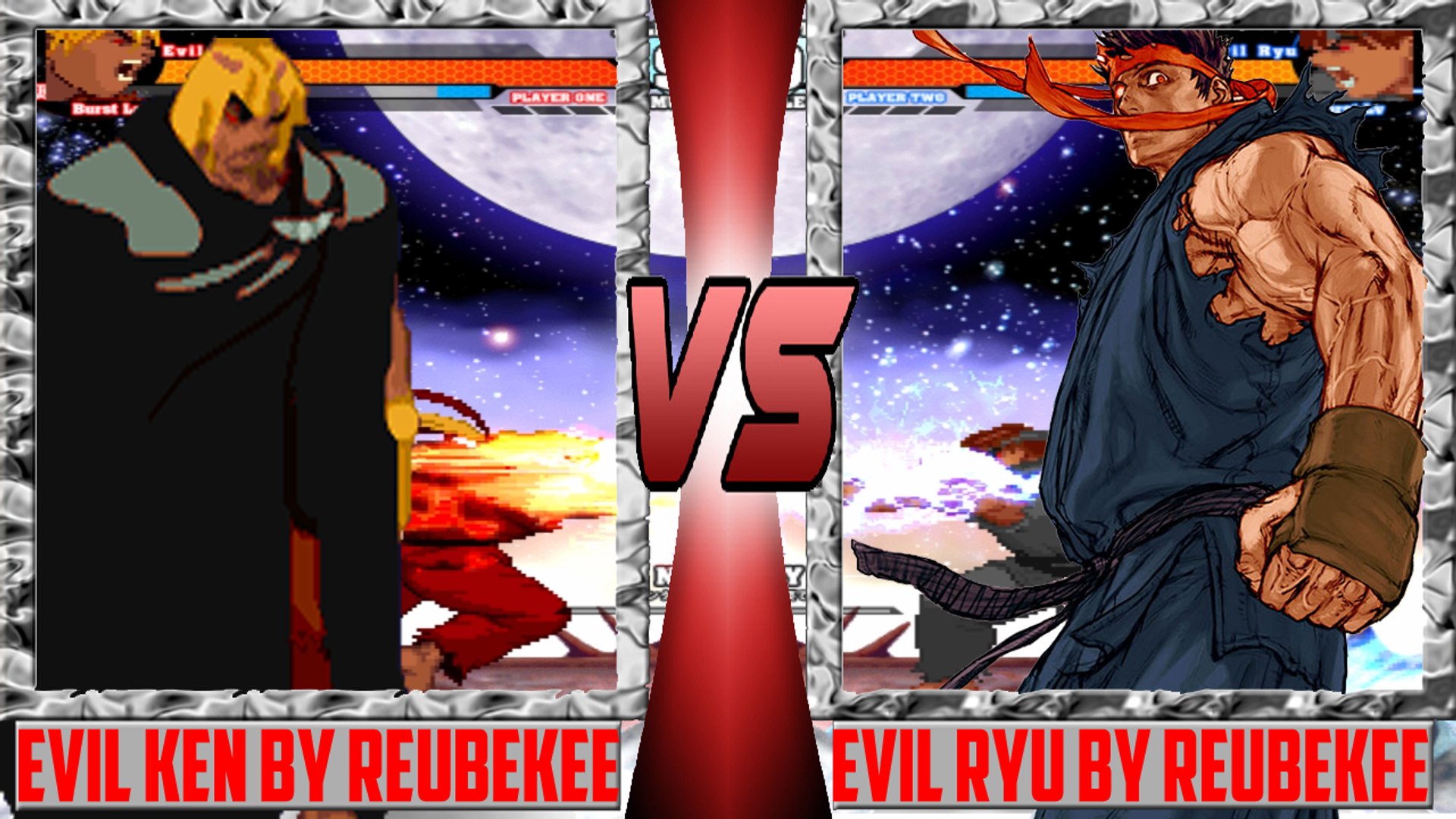 Evil Ryu And Evil Ken ArtStation Evil Ryu Vs Violent Ken