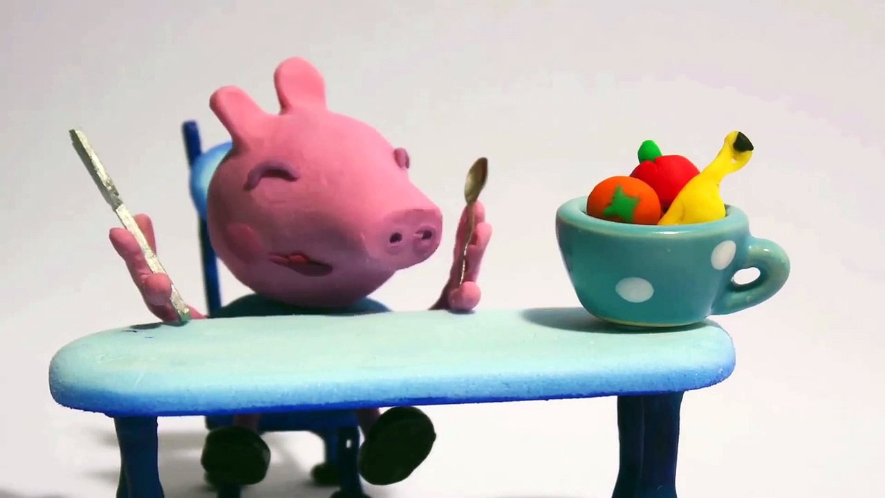 PEPPA PIG George vomita | STOP MOTION Claymation Plastilina Play Doh ...