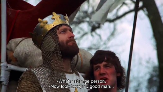 "What a strange person" - Monty Python and the Holy Grail - video ...