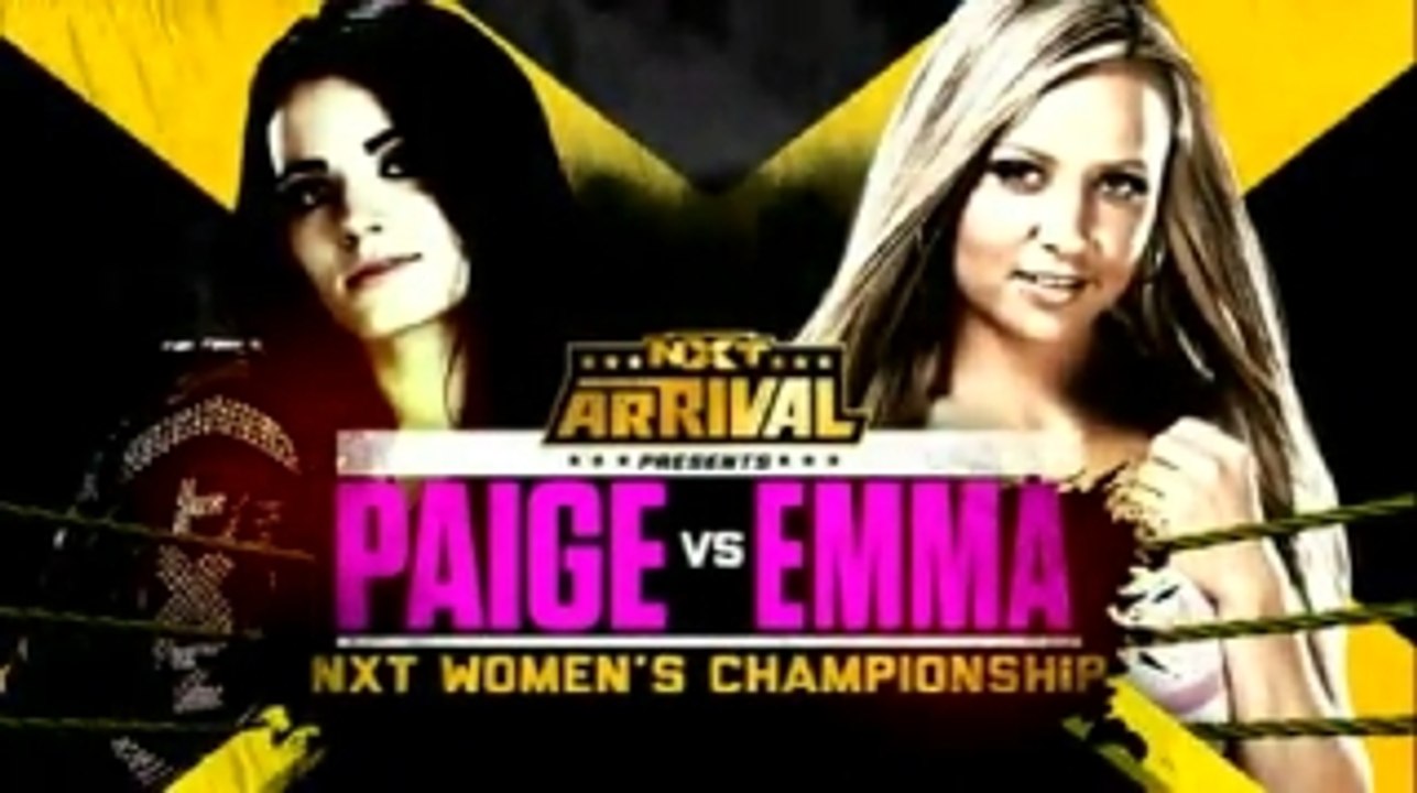 Paige vs Emma NXT Women's Championship NXT Arrival - 動画 Dailymotion