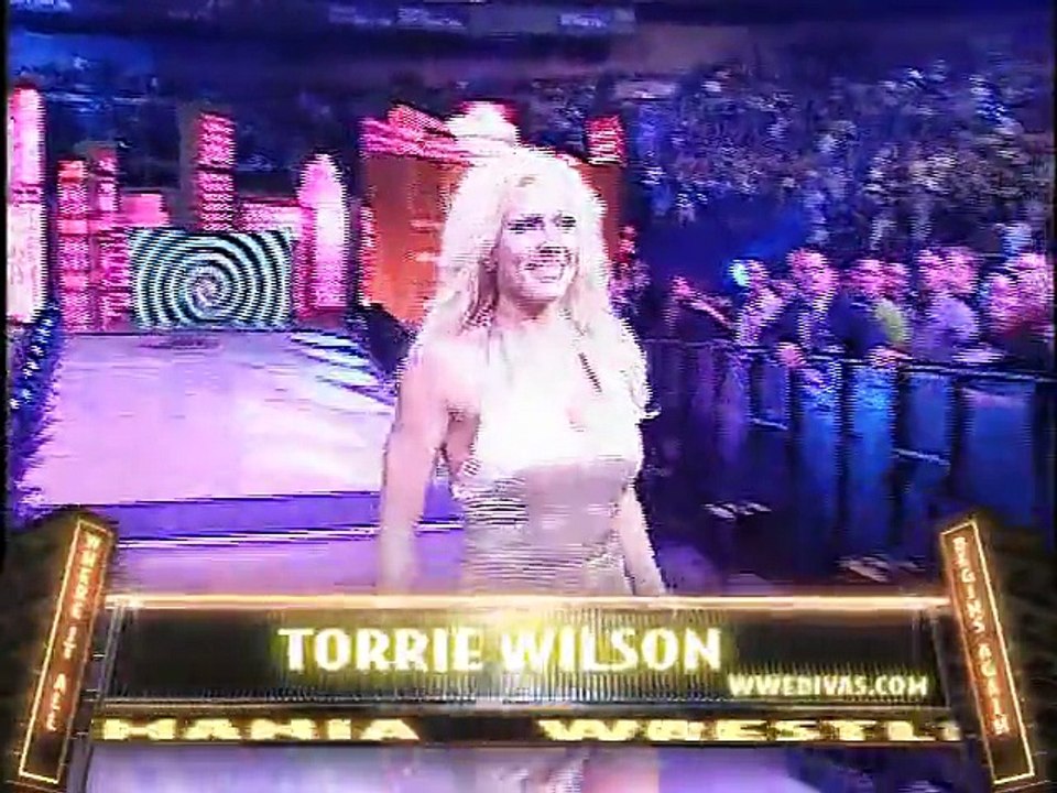 Stacy Keibler and Miss Jackie vs Torrie Wilson and Sable Playboy ...