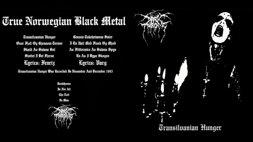 Darkthrone Transilvanian Hunger Wallpaper
