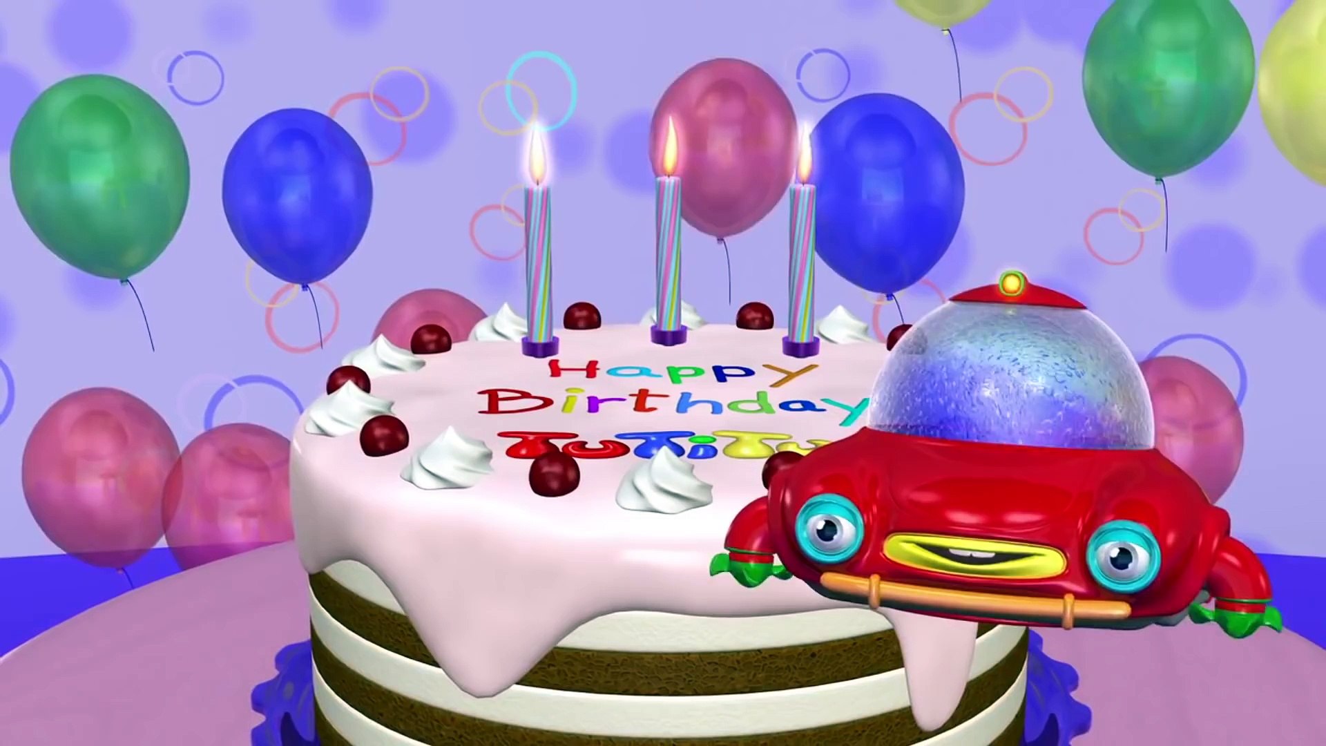 Happy Birthday Cake Animation