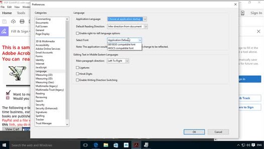 How to change the language in Adobe Reader - video dailymotion