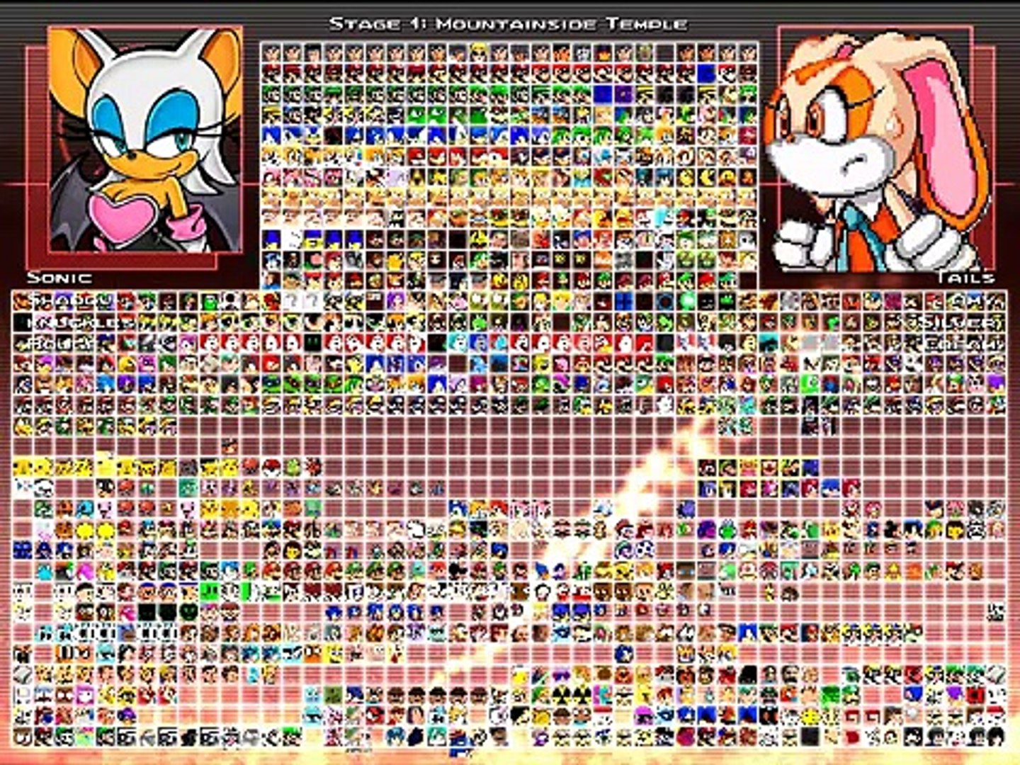 Sonic Vs Shadow Vs Silver Vs Knuckles Vs Tails