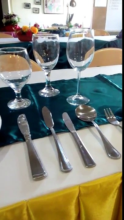 Russian Table Set Up ( F&B service Nc2 ) - video Dailymotion