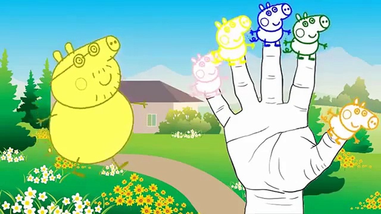 Peppa Pig Finger Family Nursery Rhymes Peppa pig english episodes ...