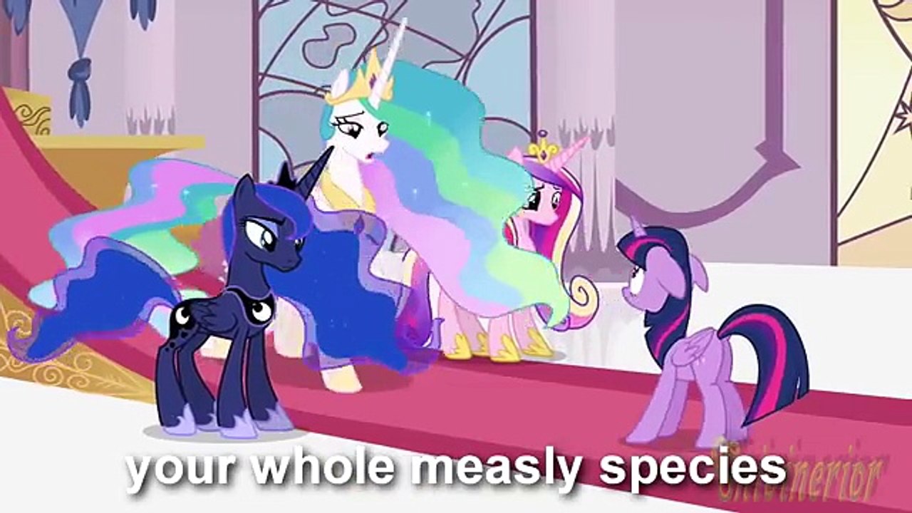 Epic Rap Battles of Ponyville_ Princess Celestia VS Twilight Sparkle ...