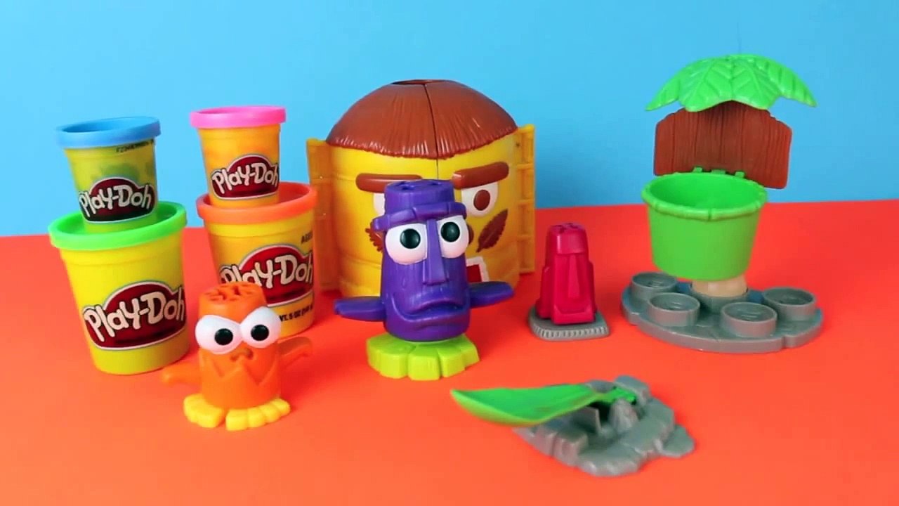 Play Doh Doh Doh Island Squishketball Play Dough Basketball & Animal ...