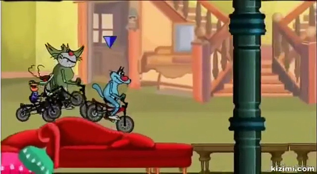 Oggy And The Cockroaches In Hindi - Oggy Bike Race - video Dailymotion
