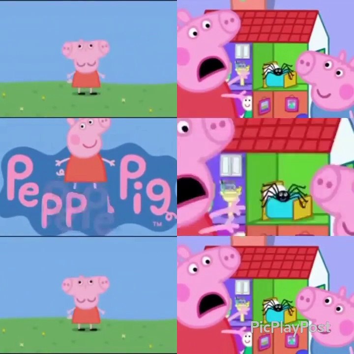 Peppa pig scan vs peppa pig screaming has a sparta remix scan - video ...