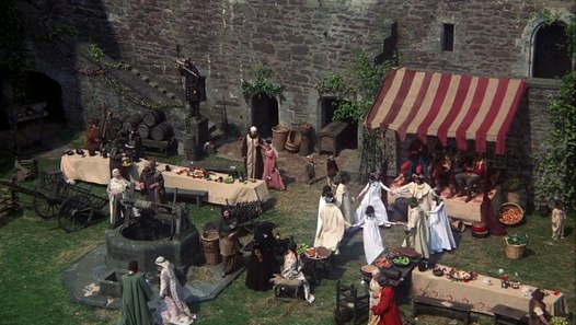 Monty Python and the holy grail (1974) - Sir Lancelot & swamp castle ...