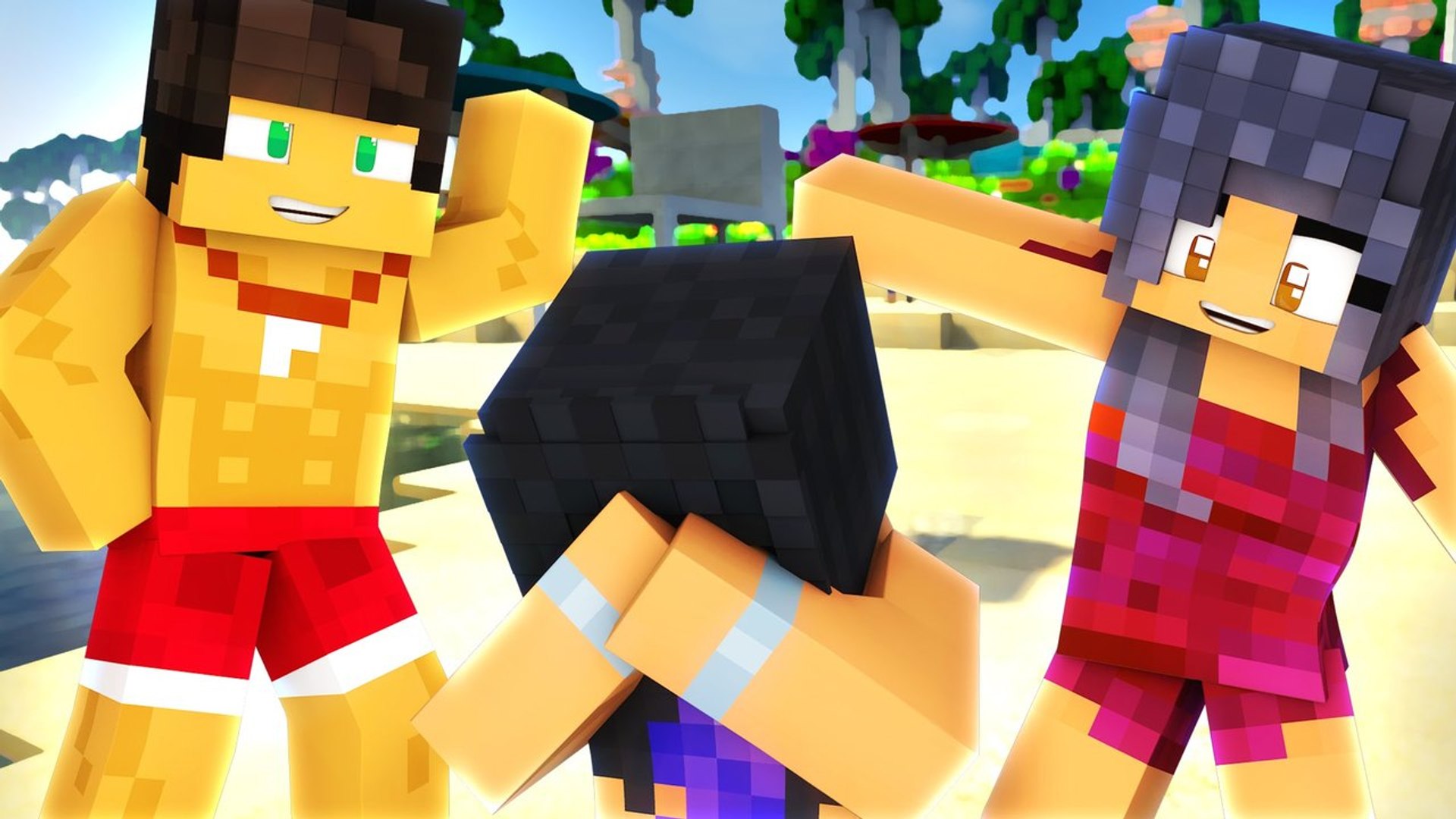 Love Love Paradise Aphmau Skins Paradise Demons!? | Minecraft Prop