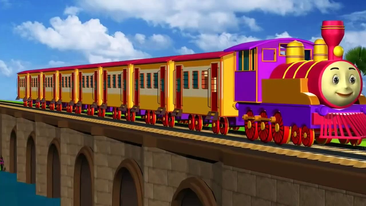 Engine Engine Number 9 - 3D Animation English Nursery Rhymes for ...