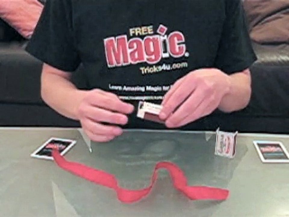 Matchbox off Ribbon Magic Trick Tutorial - video Dailymotion